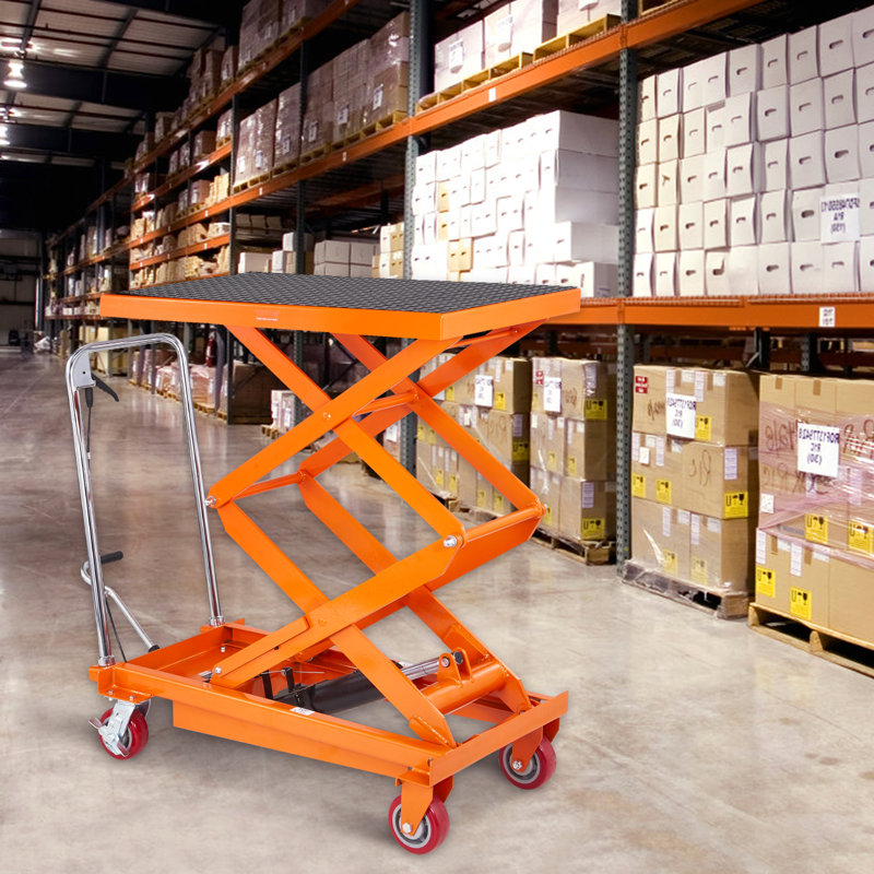 VEVOR Hydraulic Lift Table Cart, 770lbs Capacity 59" Lifting Height | Wayfair